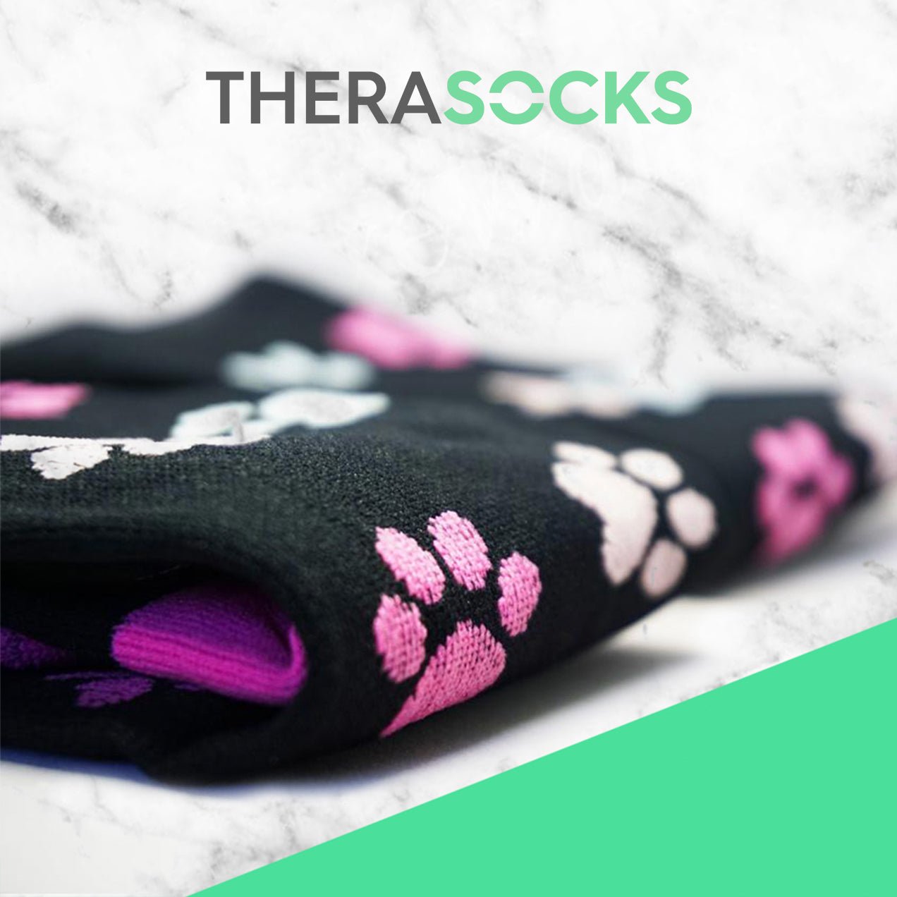 Compression Socks Australia | TheraSocks Knee High | Pawesome Pink ...